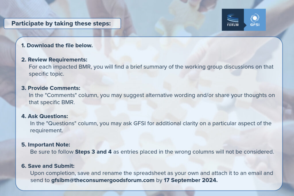 New Consultation Opens for GFSI Benchmarking Requirements v2024 - MyGFSI