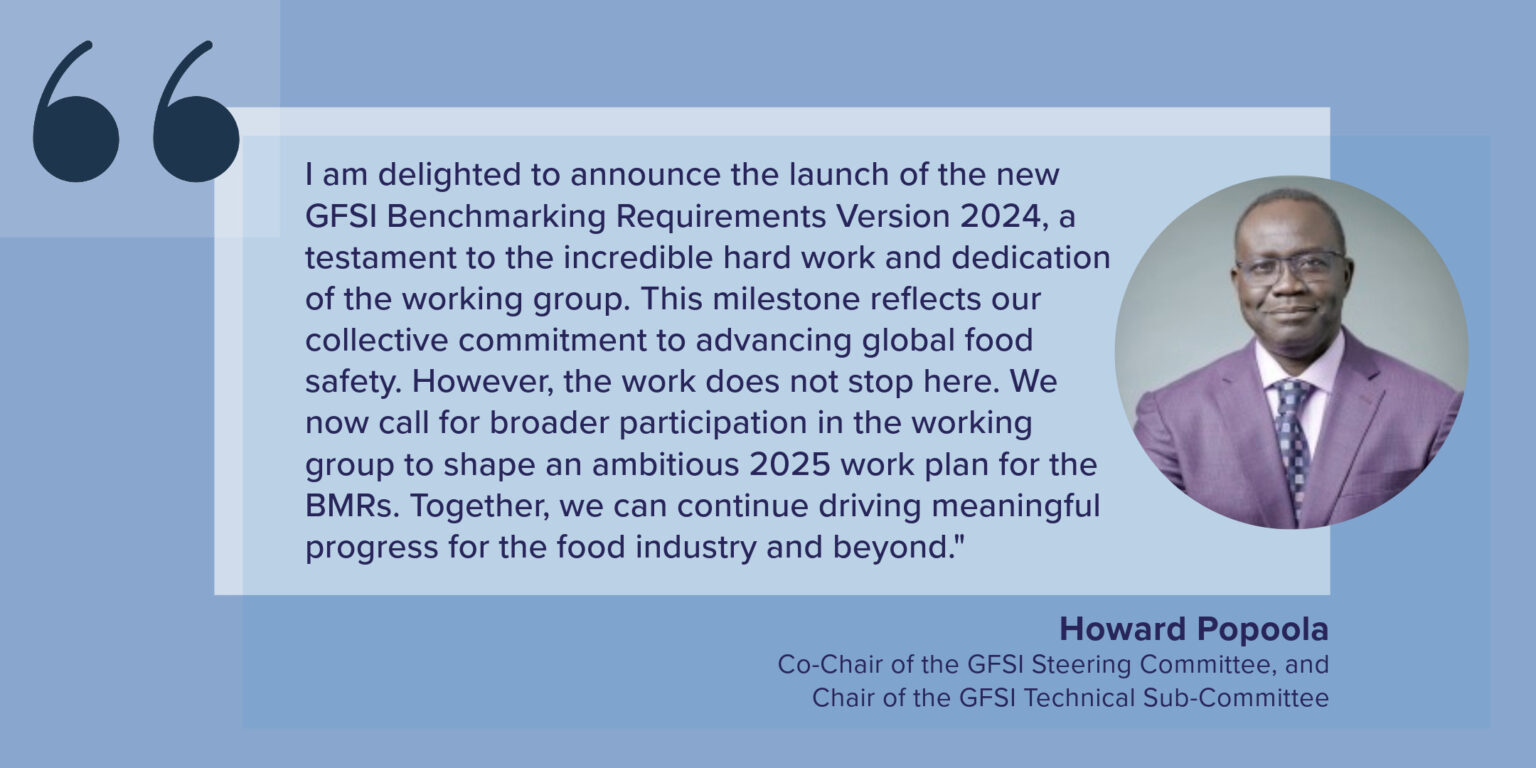 Global Collaboration, Enhanced Food Safety: The Benchmarking ...